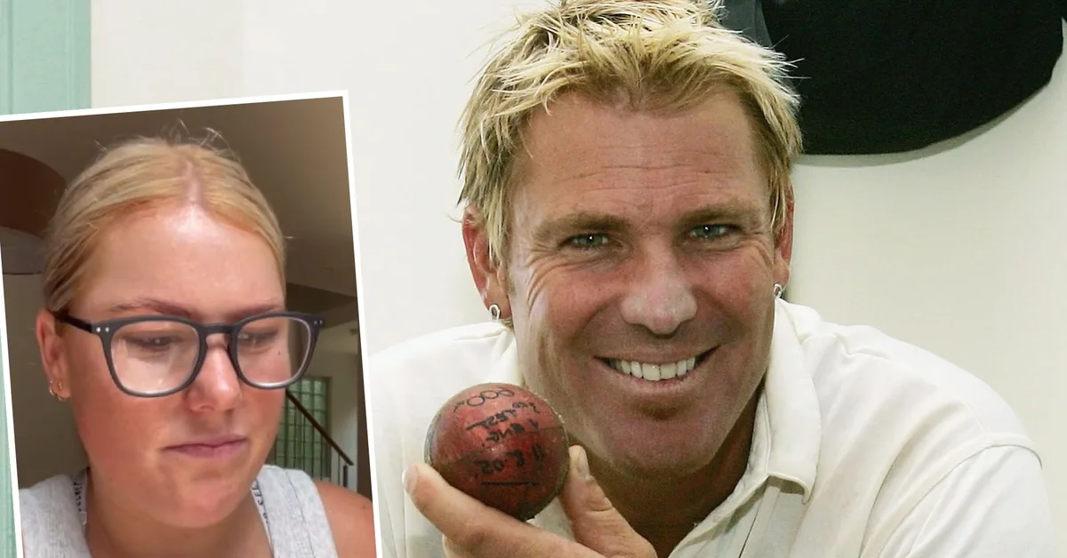 Brooke Warne's grief for dad Shane detailed in new TikTok