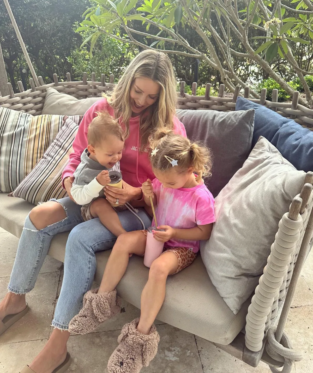 Jennifer Hawkins and Jake Wall's family in photos