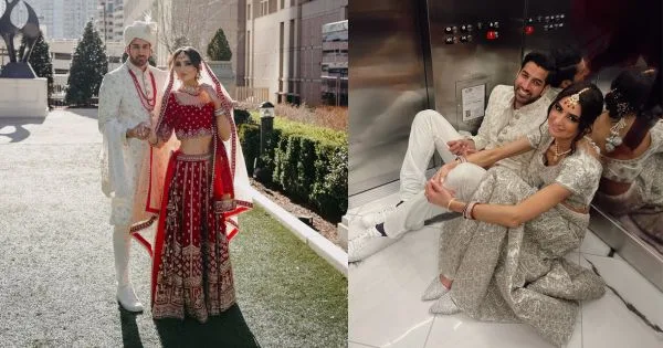 Bride and groom get stuck in a lift on their wedding day