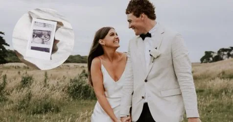 AFL star Gary Rohan is having a baby with new wife Madi