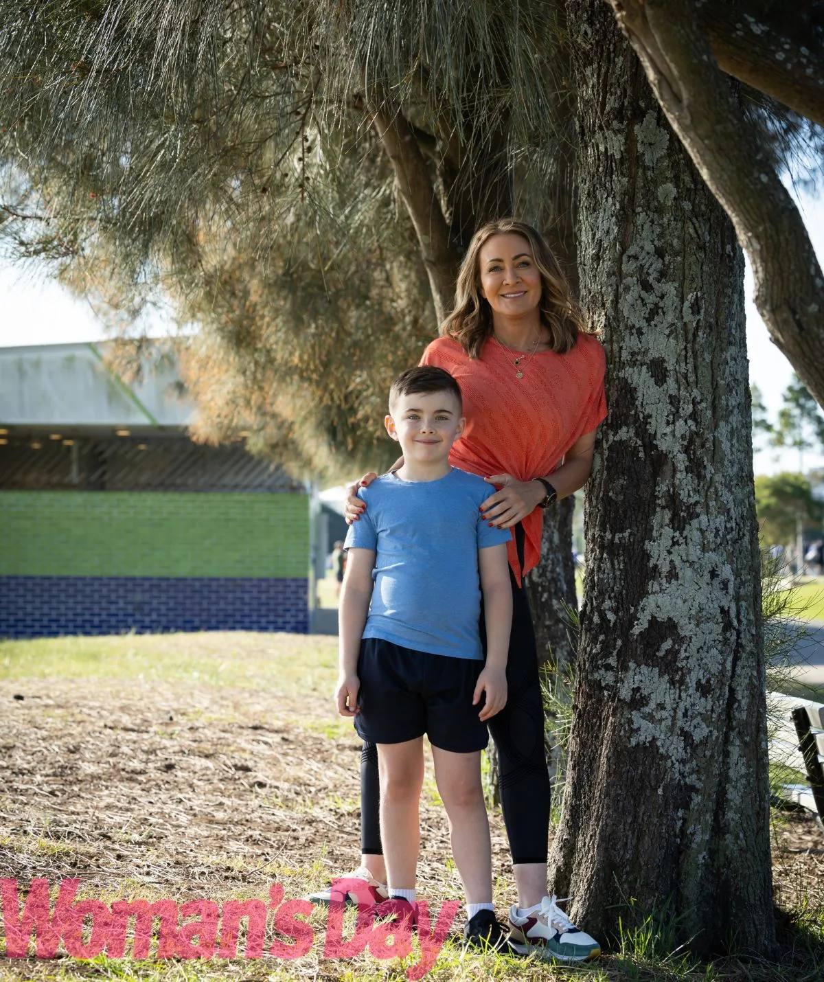 Michelle Bridges and son, Axel now
