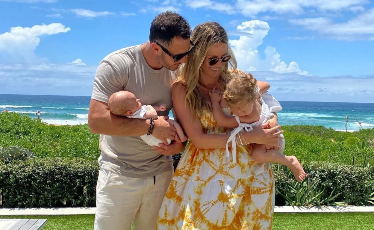 Jennifer Hawkins and Jake Wall's family in photos