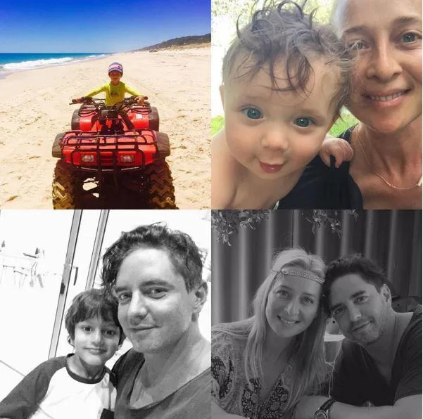 Asher Keddie shares adorable pictures of her family