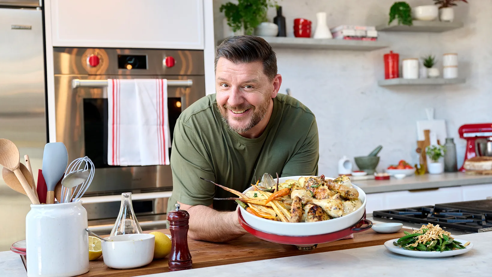 Try this French-style roasted butterflied chicken by Manu Feildel | Now ...