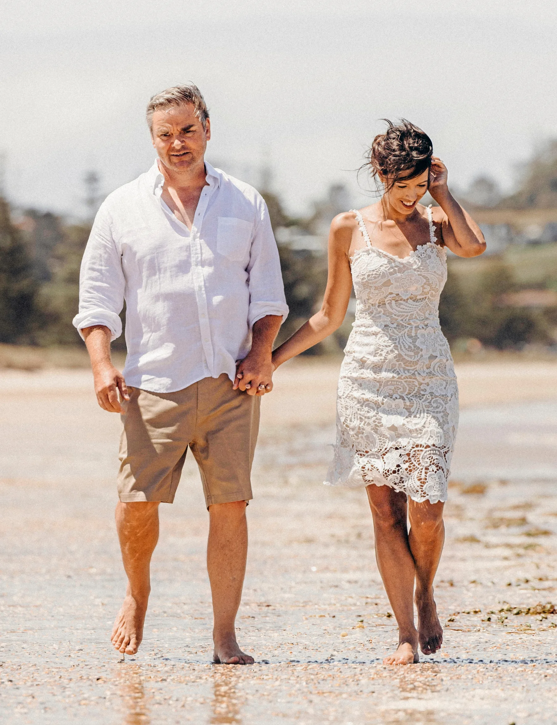 TVNZ’s Andrew Saville and Helen Castles on their dreamy wedding