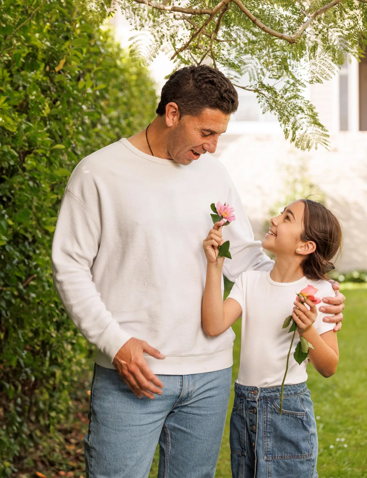 Actor Xavier Horan on acting with his daughter, Peyton