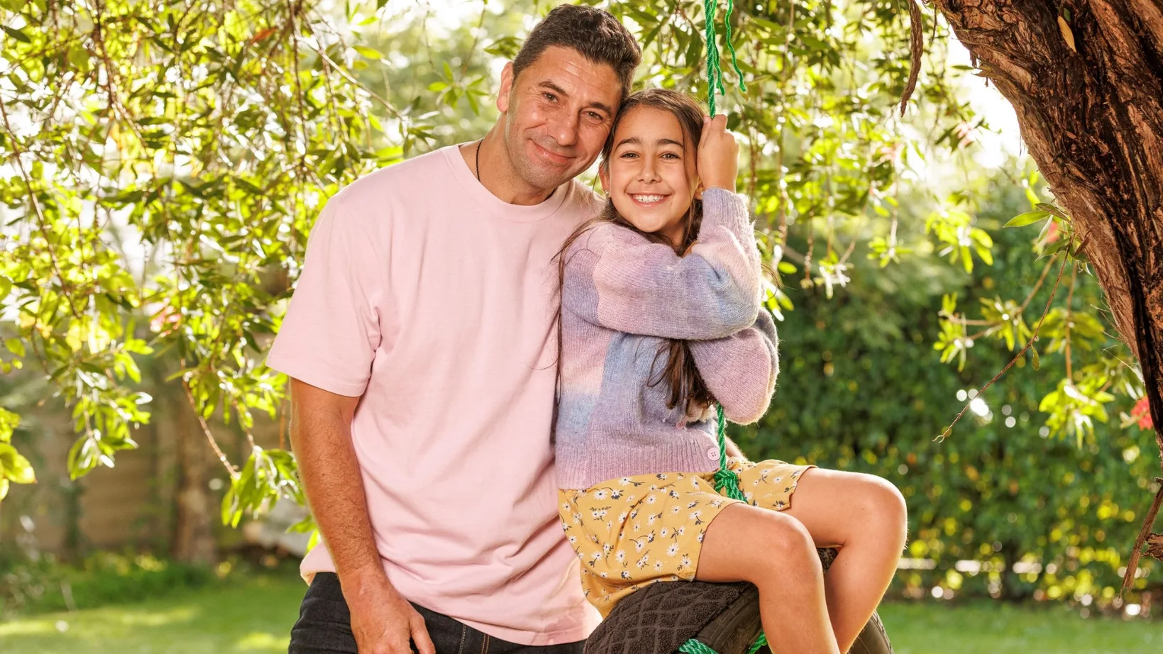 Actor Xavier Horan on acting with his daughter, Peyton