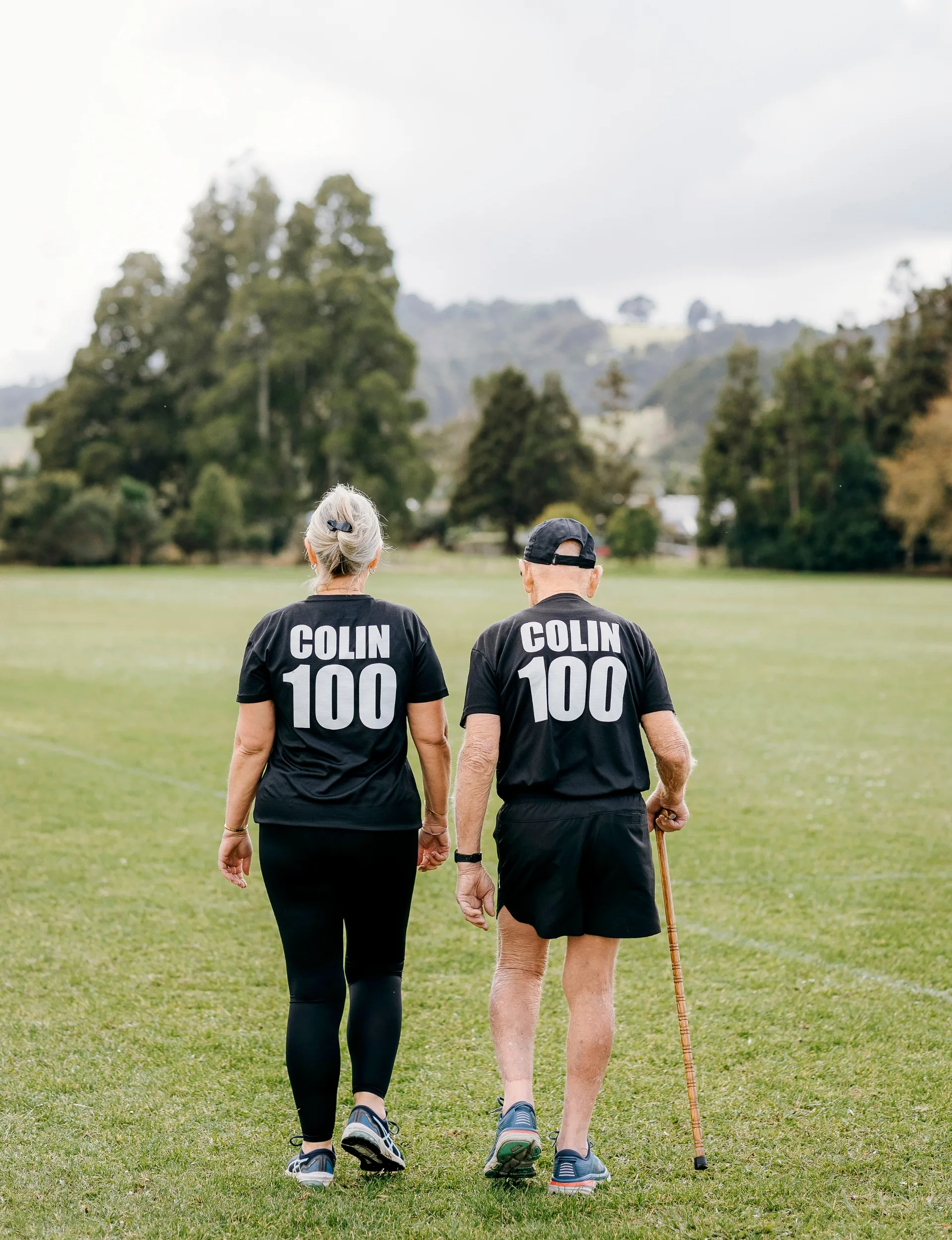 100-year-old Colin Thorne shares his amazing marathon feat
