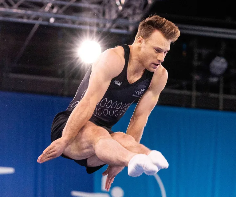 National trampolining pros Dylan and Maddie share their romance