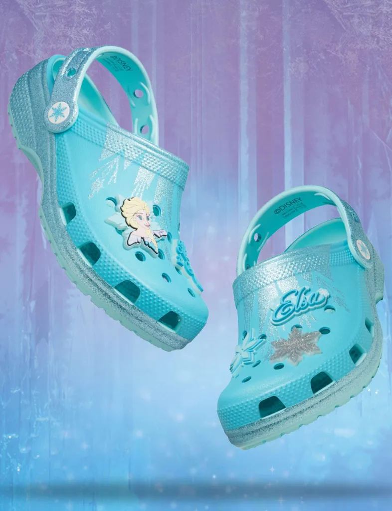 Crocs has released a fun new character range of clogs for kids
