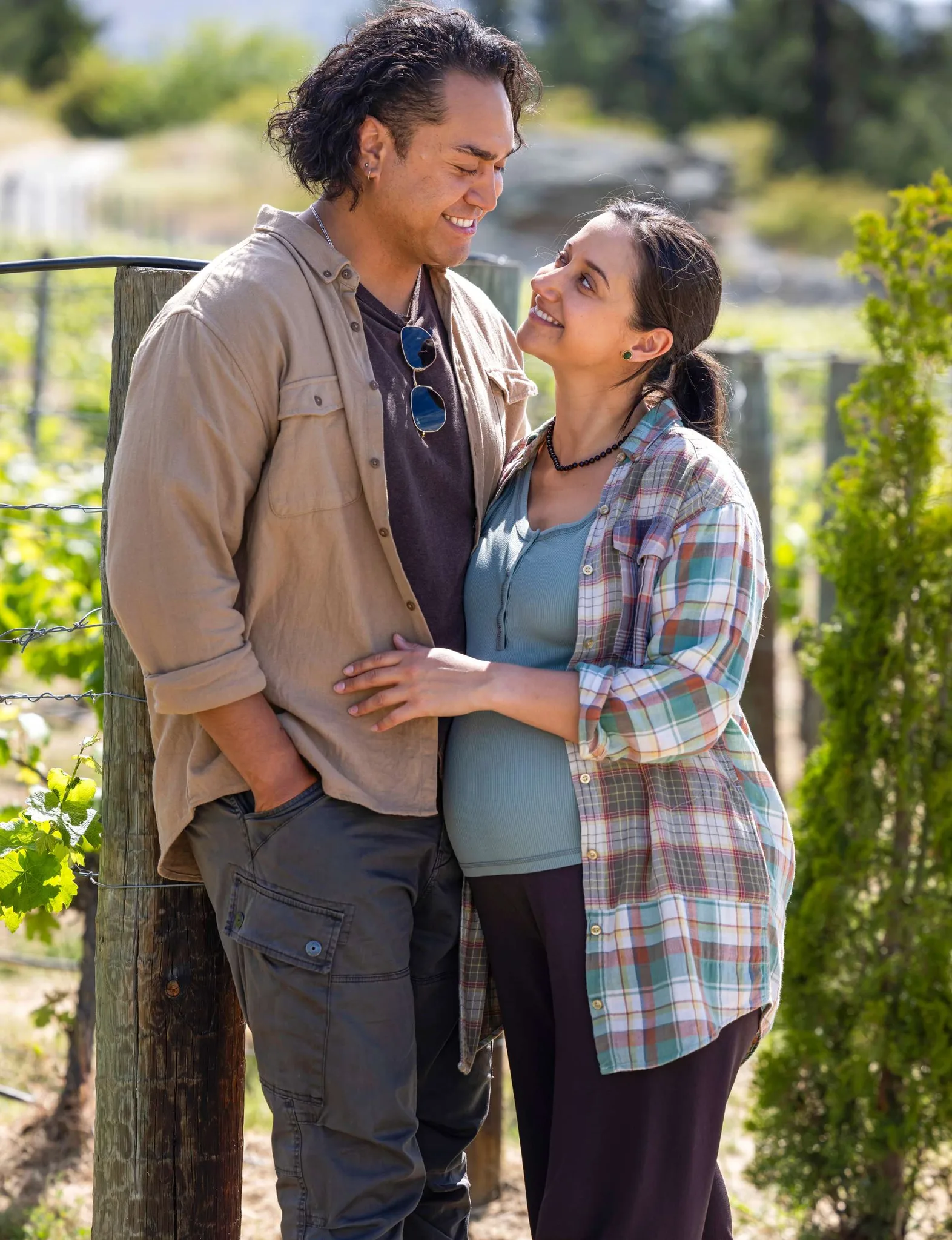 Actors Trae Te Wiki and Sepelini Mua’au's baby joy