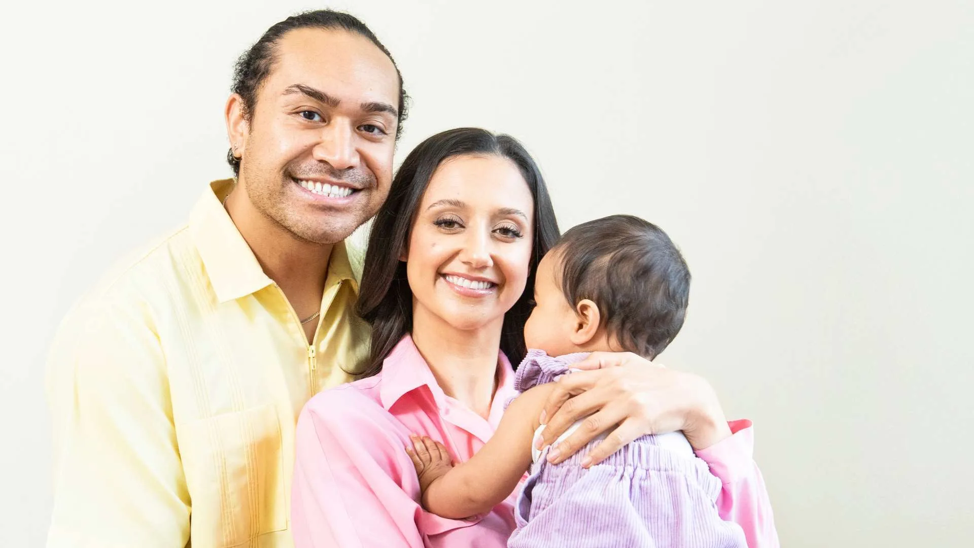 Actors Trae Te Wiki and Sepelini Mua’au's baby joy