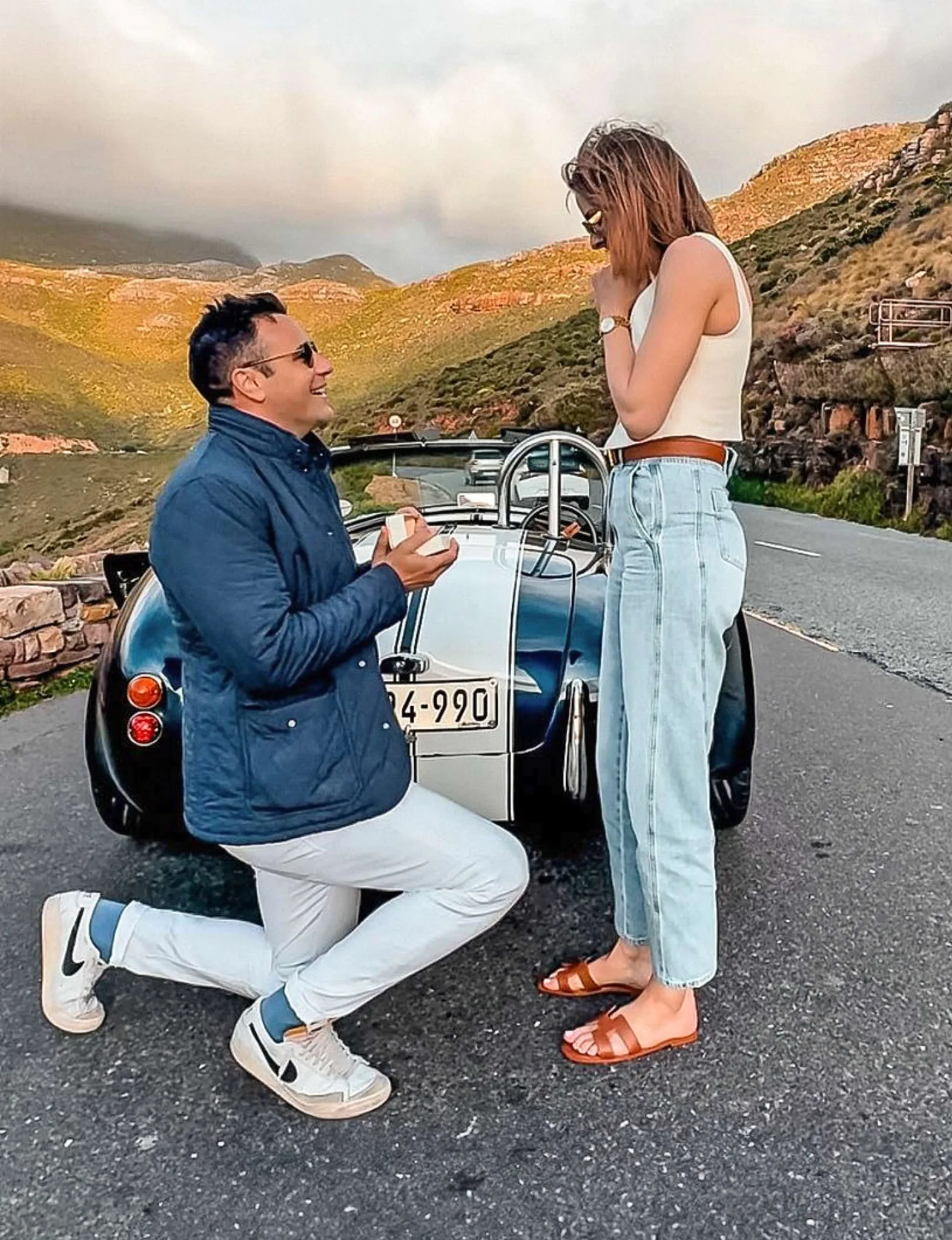 Wilhelmina Shrimpton and Ben O'Keeffe on their big engagement