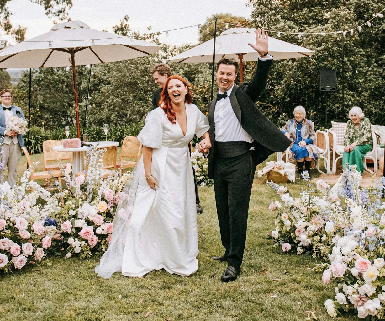 Inside ThreeNews reporter Imogen Wells and Matt Gibbs' wedding