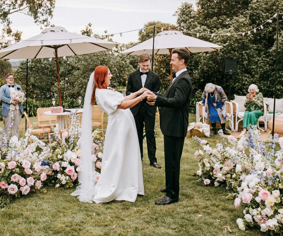 Inside ThreeNews reporter Imogen Wells and Matt Gibbs' wedding