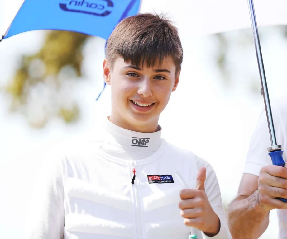 Louis Sharp tells of his dream to become a Formula 1 champion