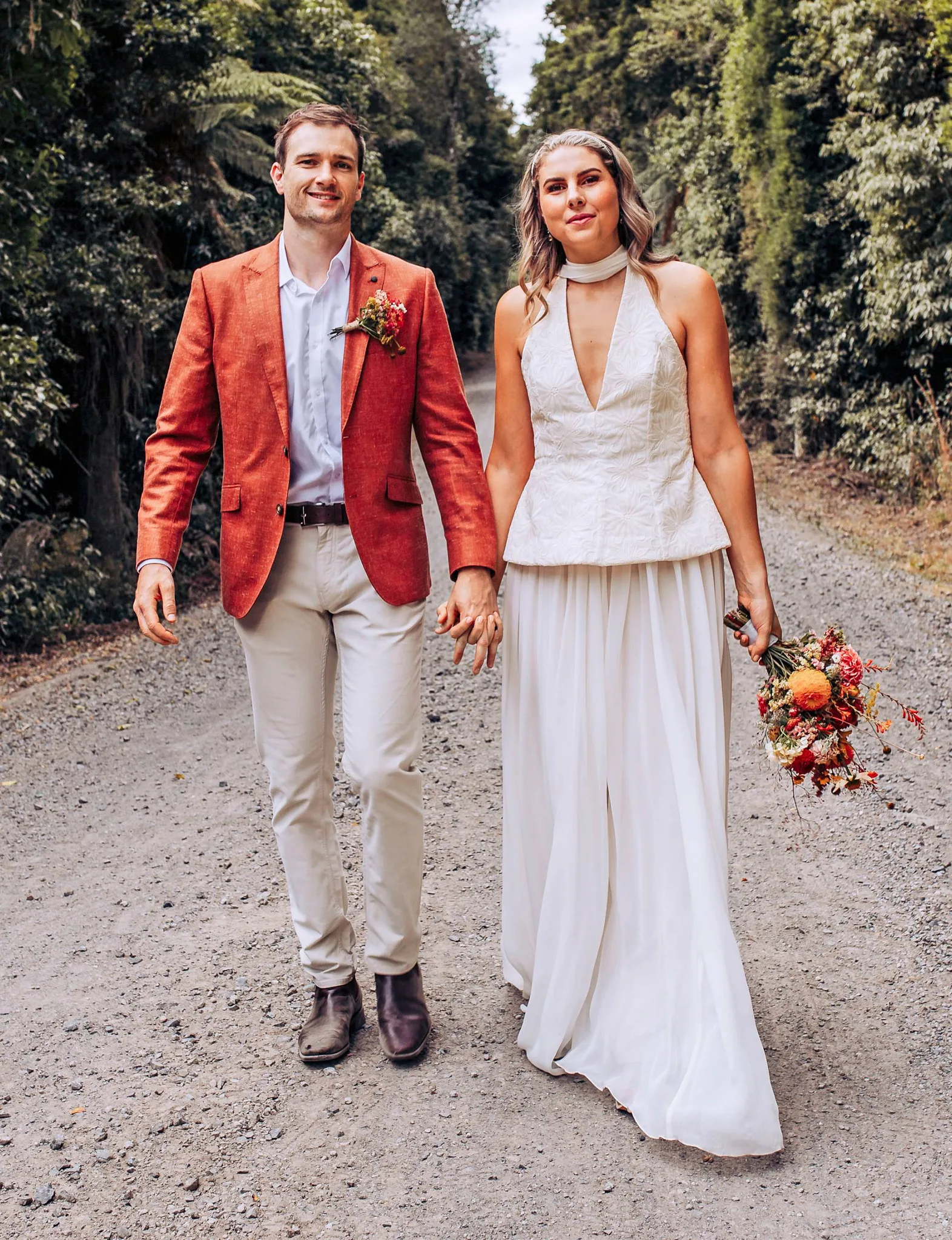 Silver Fern Storm Purvis' beautifully unconventional wedding