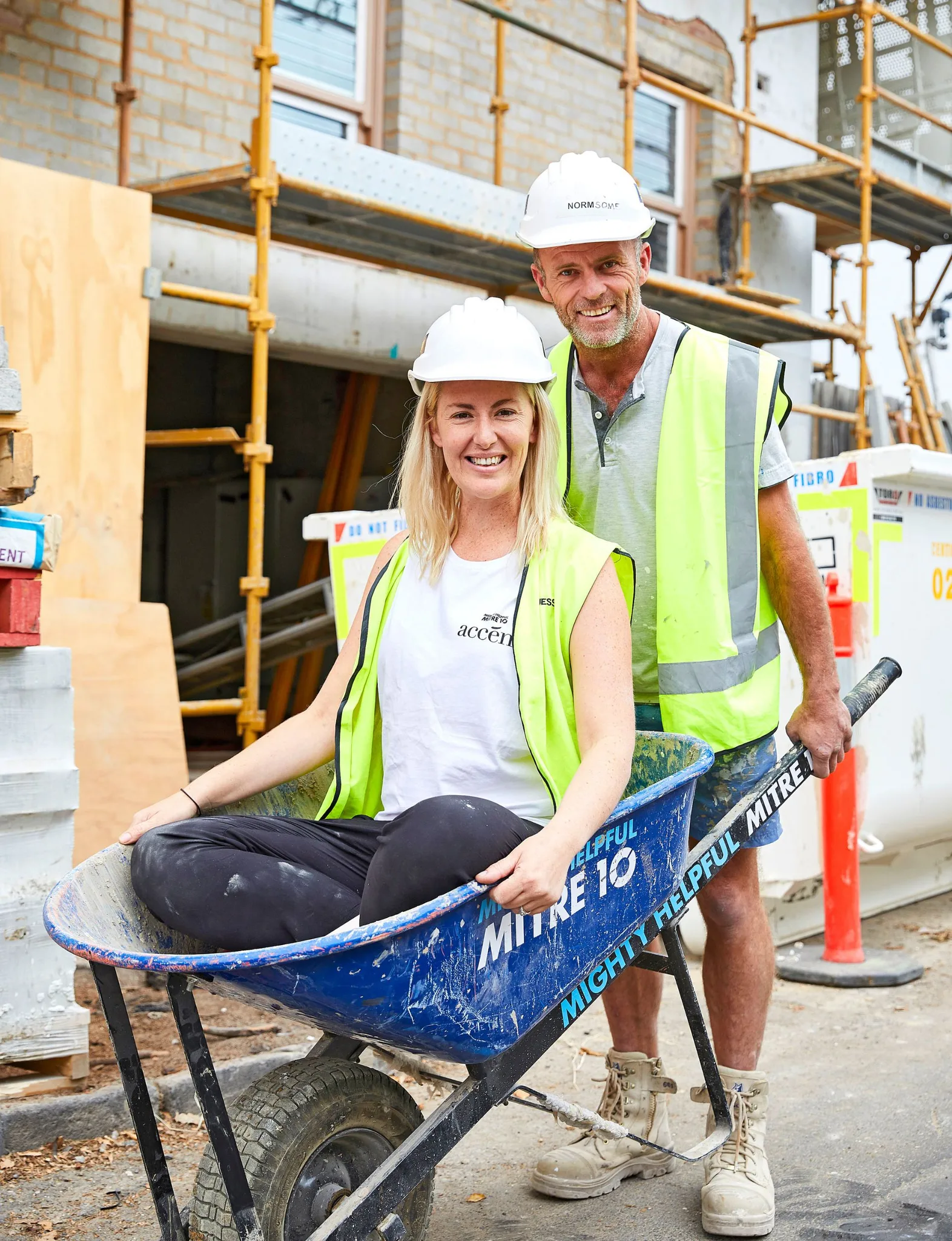 Block battlers Jess and Norm risks it all to bring new show to life