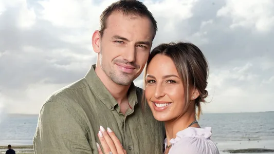 Auckland FC keeper Michael Woud's petal-filled proposal