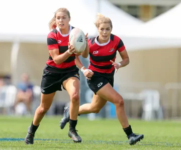 Taylor Curtis covers women's rugby world cup for sky sport