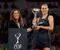 Silver Ferns captain Ameliaranne Ekenasio takes a break