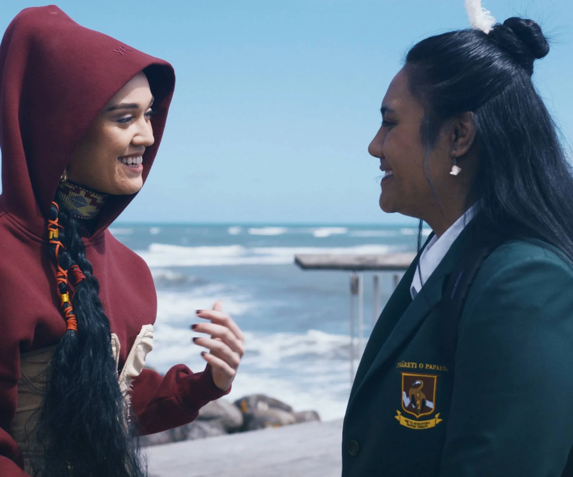Tangata Pai stars Nicola Kawana & Ariāna Osborne