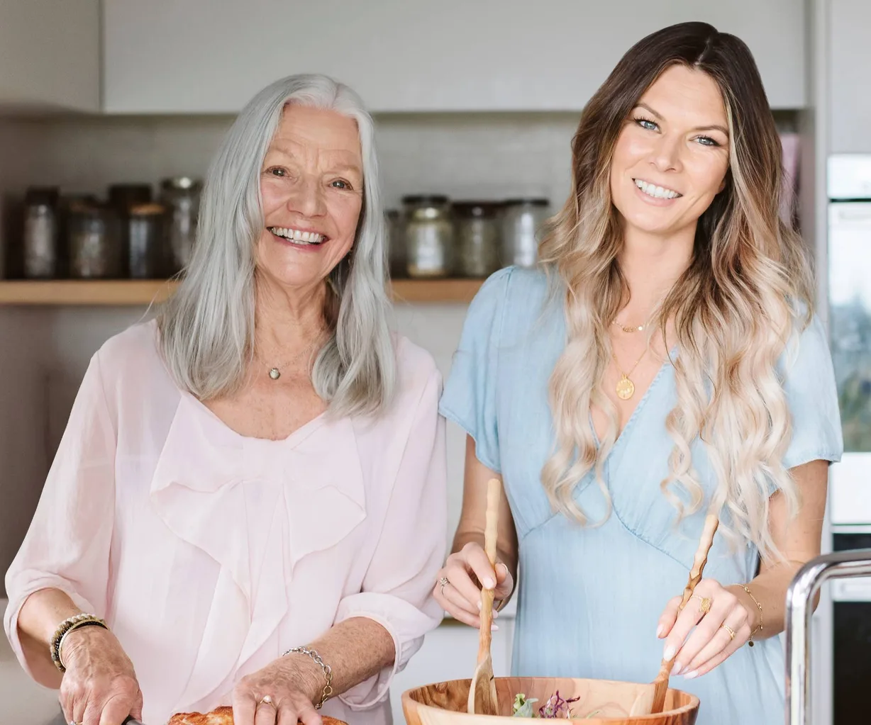 Chelsea Winter shares joy with mum and cookbook launch