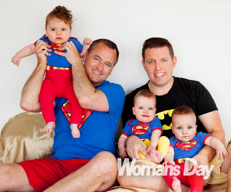 'Triplings' fathers tell all
