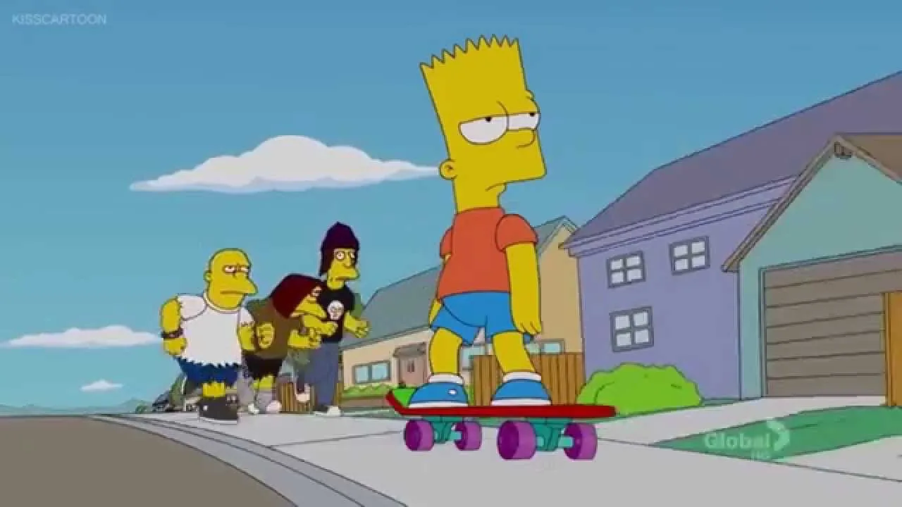 The moment teenager meets voice behind his hero: Bart Simpson