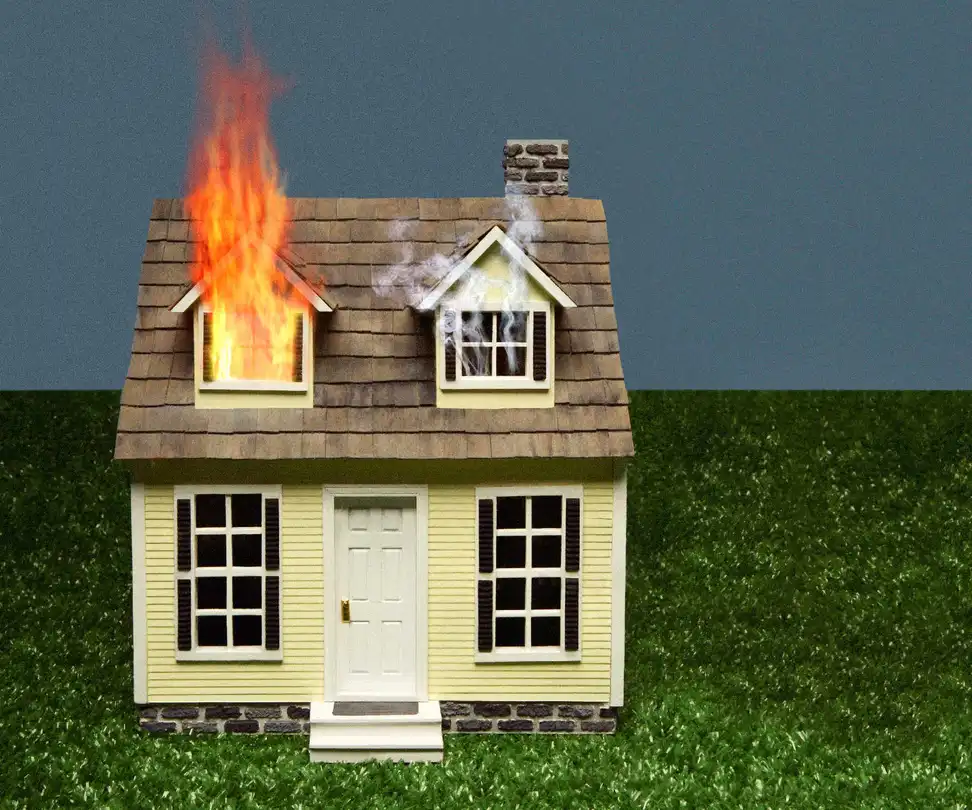 House fire escape plan for family
