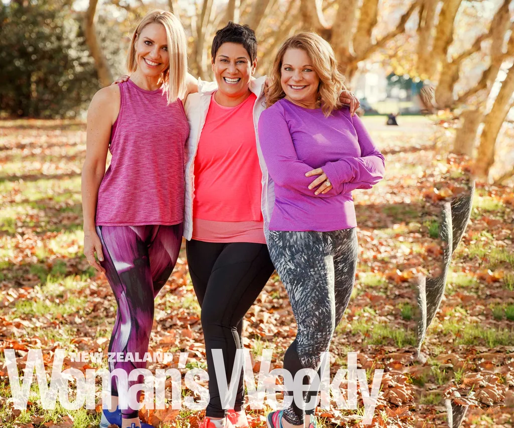 Mel Homer, Niva Retimanu and Kerre McIvor's half-marathon goal
