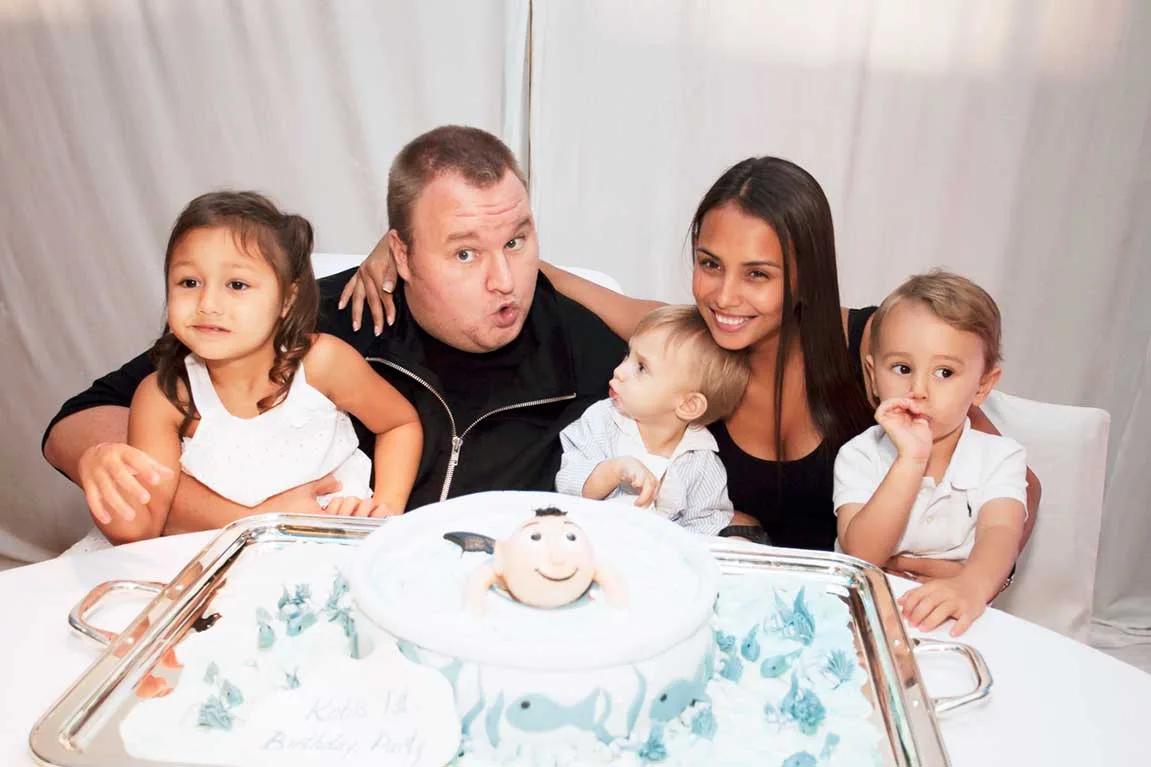 Mona Dotcom's bliss with new man