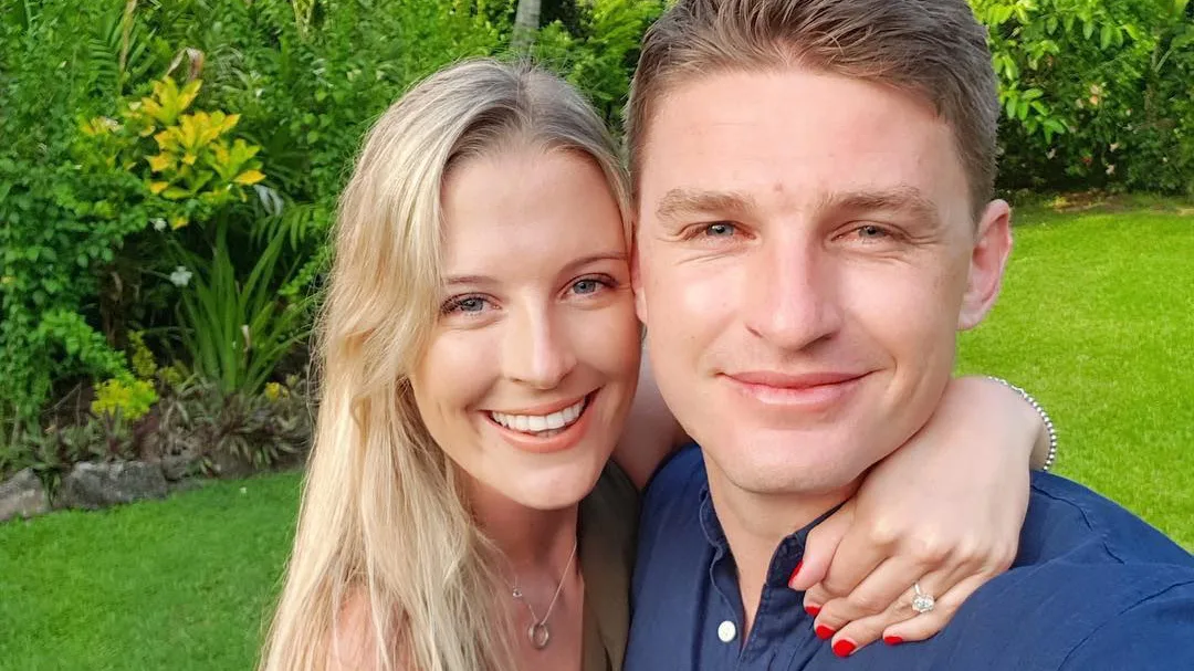 Beauden Barrett and Hannah Laity engaged