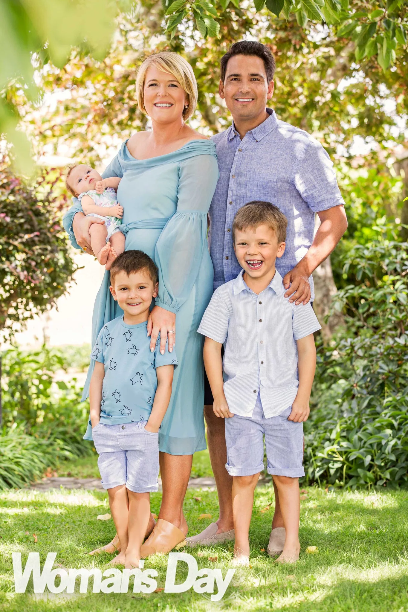 At home with new National Party leader Simon Bridges and his family