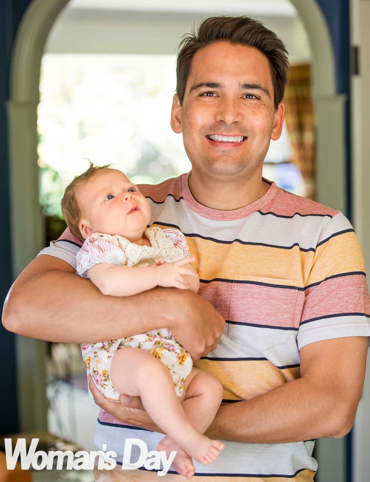 At home with new National Party leader Simon Bridges and his family