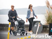 Doting dad Matthew Ridge's adorable stroll with baby Kenzo Axel