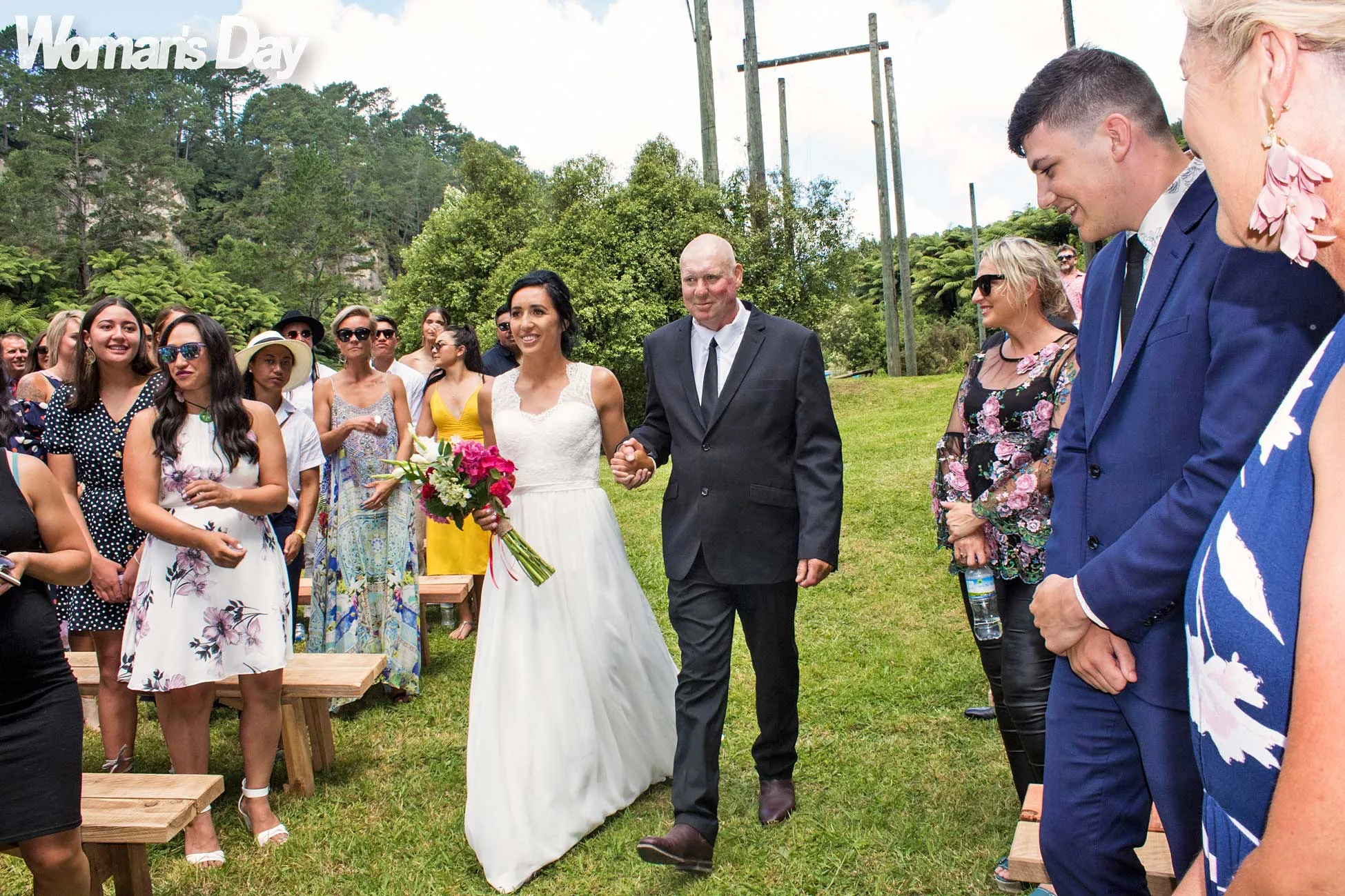 Black Ferns captain Sarah Goss on her laughter-filled wedding