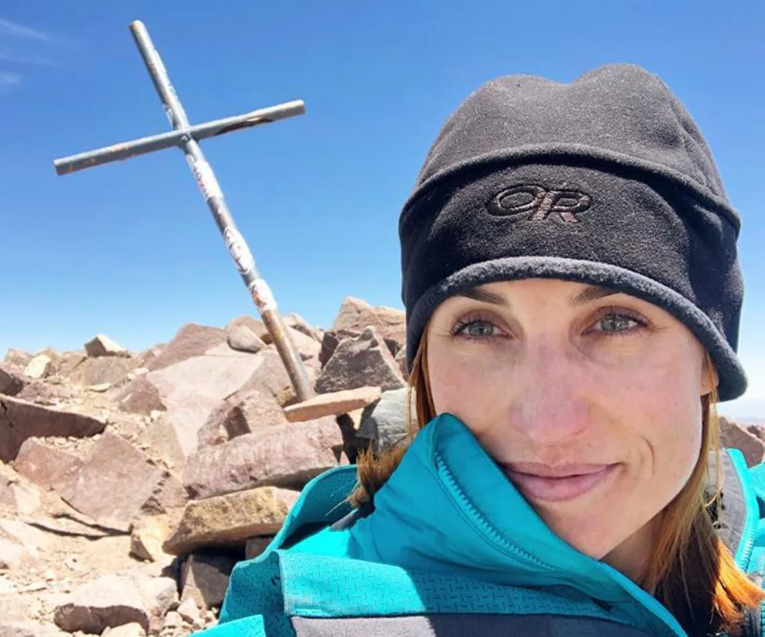 Sam Hayes coming to terms with having to abandon her mountain climb to ...