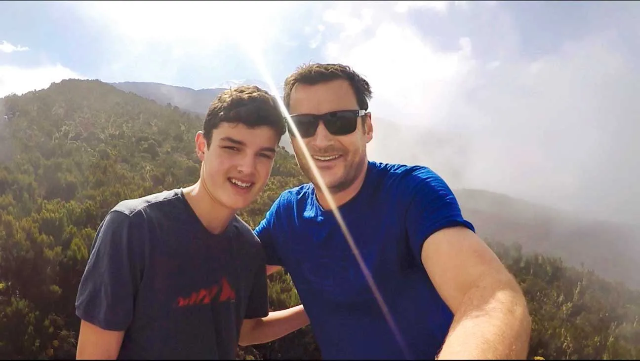 The daring Kiwi dad passing his love of adventure on to his kids