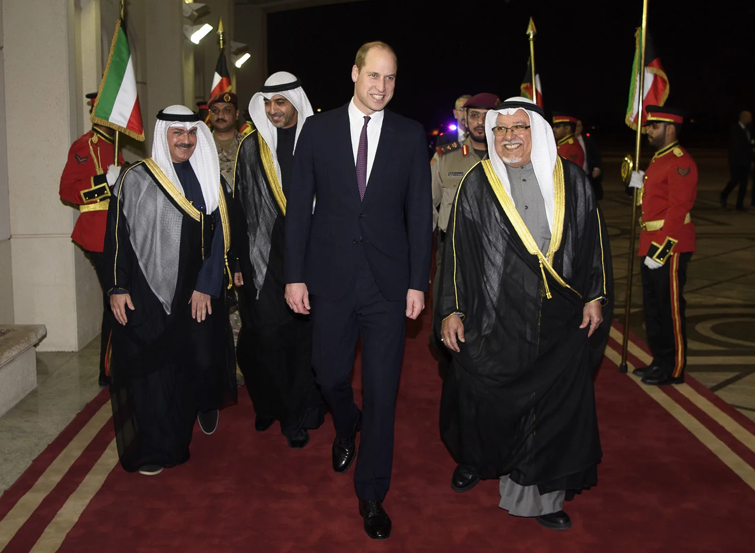 Prince William arrives in Kuwait to begin his historic tour to the ...