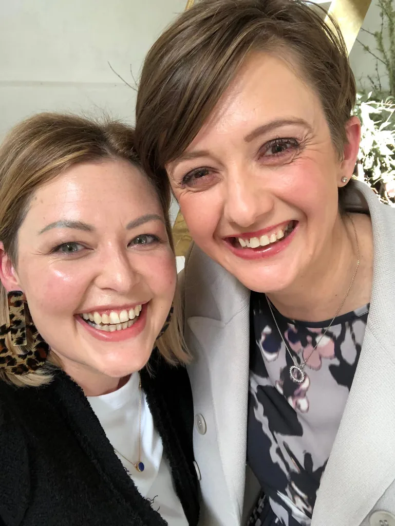 Radio star Sarah Gandy celebrates beating breast cancer