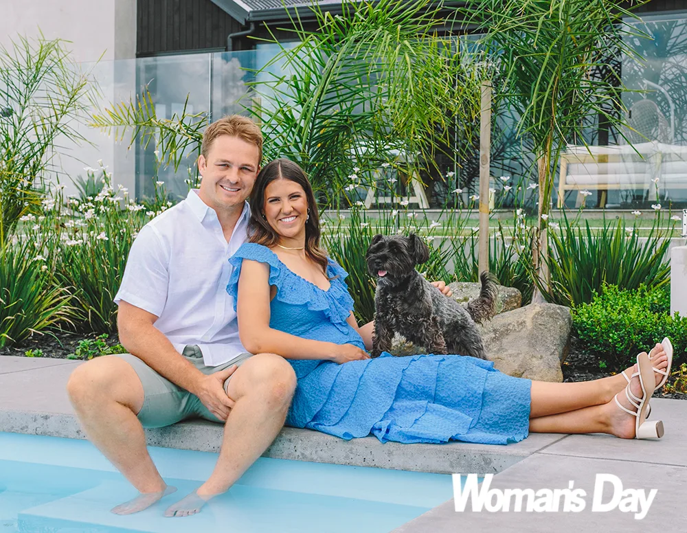 All Blacks captain Sam Cane and wife Harriet's baby joy