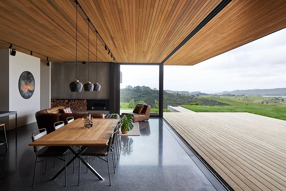 See inside this cedar-clad Raglan home with stunning views