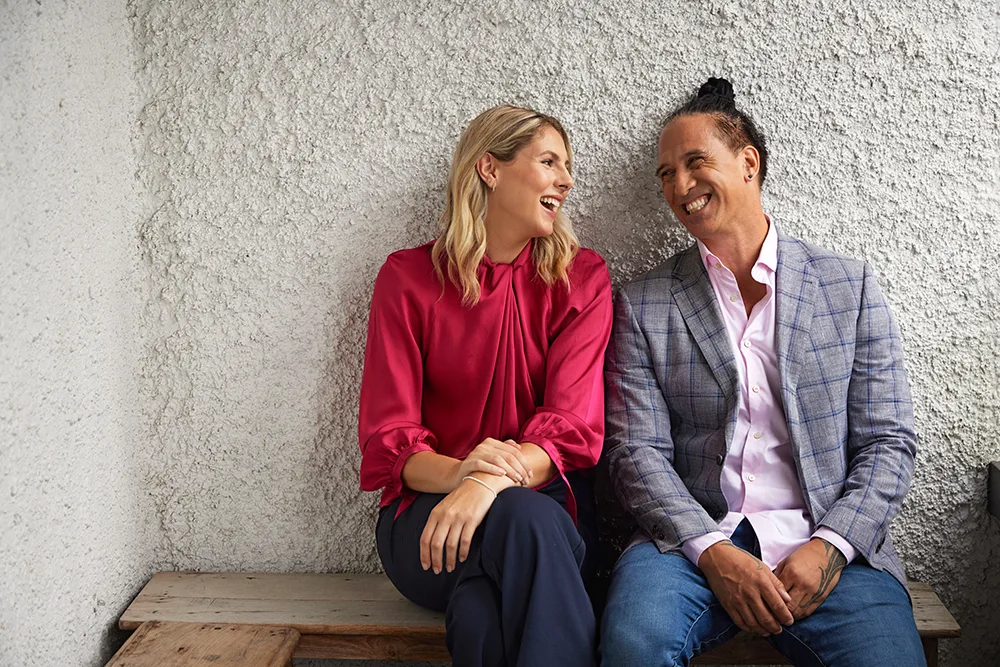 Storm Purvis and Karl Te Nana 'We're both very much about having fun'