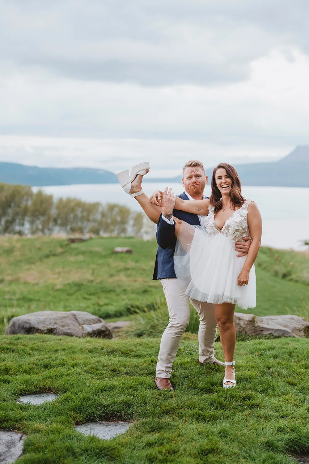 LAB lead singer Joel Shadbolt's wet & wild wedding