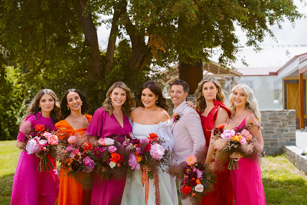 Comedy lovebirds Laura and Joseph's fun-filled wedding