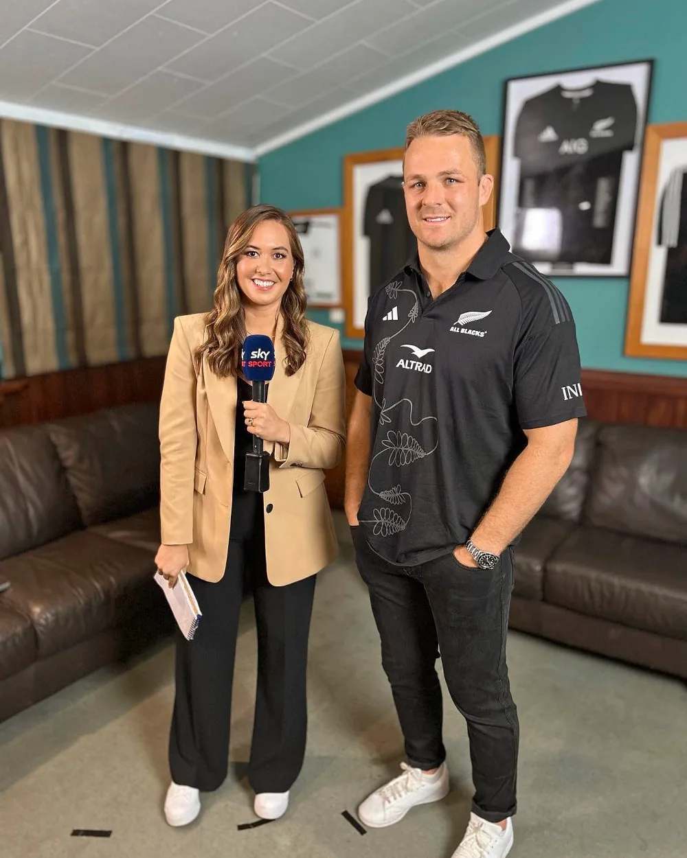 Kirstie Stanway-Thorne's secret All Black link