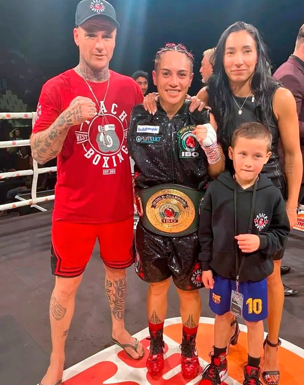 Boxing power couple Alina and Isaac are changing lives