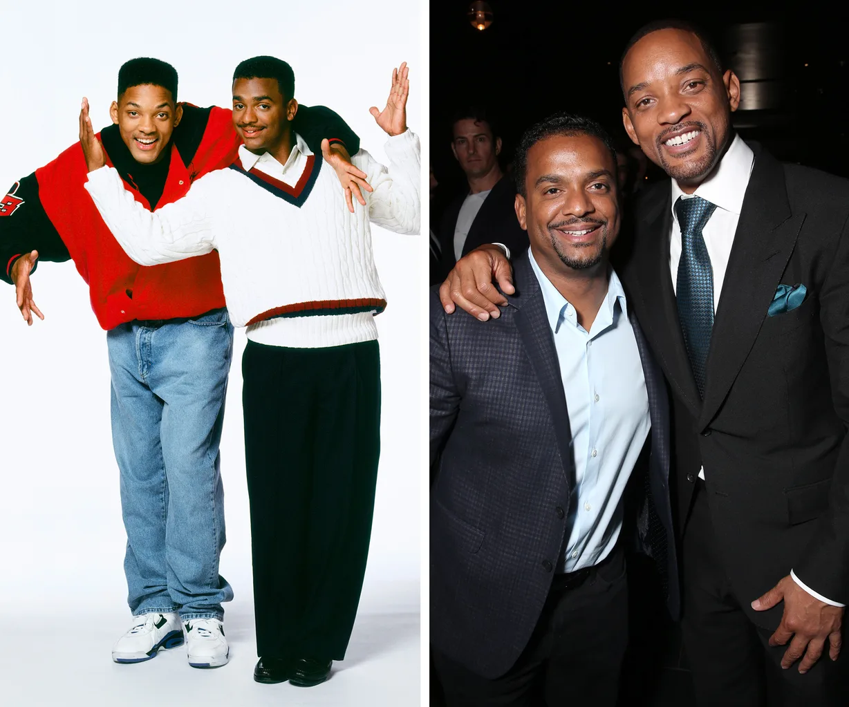 Famous co-stars, then and now