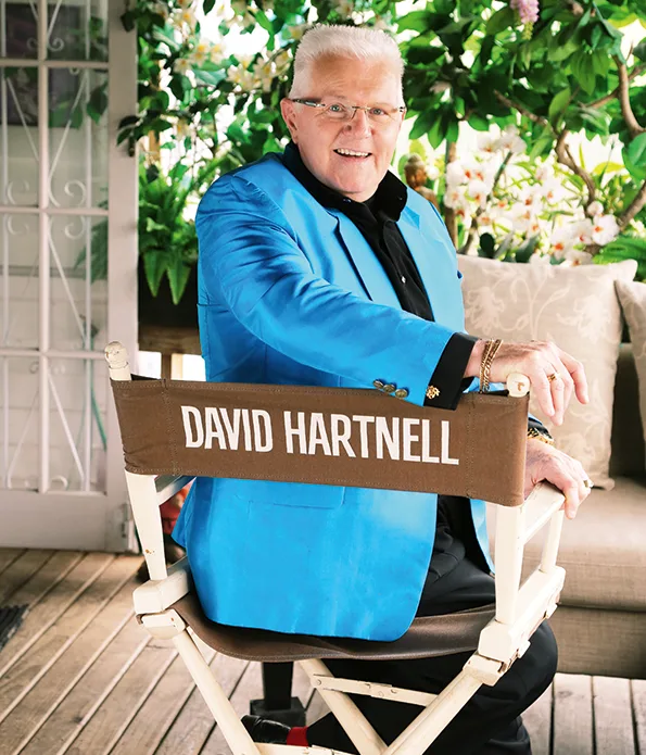 Gossip columnist David Hartnell's birthday celebration